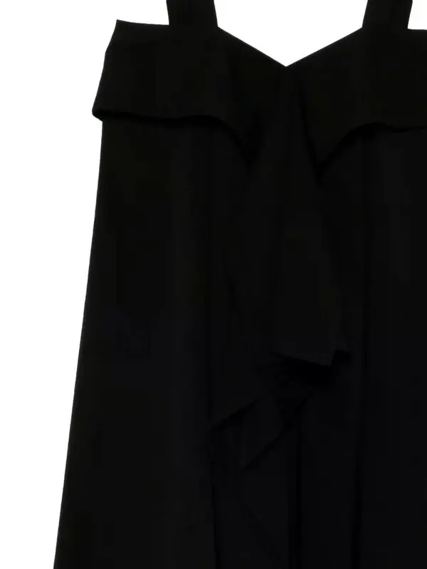 Yohji Yamamoto Draped Detailing Dress