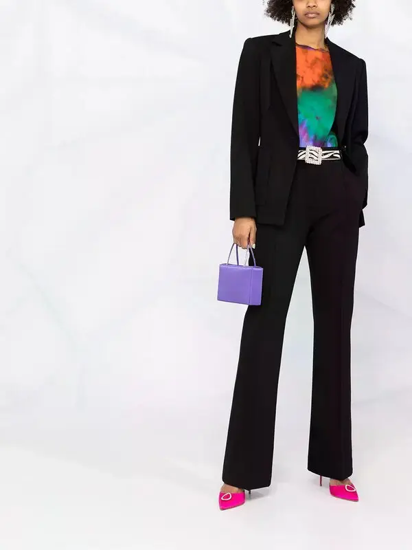 Dorothee Schumacher Pressed-crease Tailored Flared Trousers