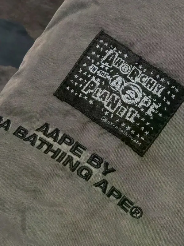 AAPE BY *A BATHING APE Hooded Bomber Jacket - Grey