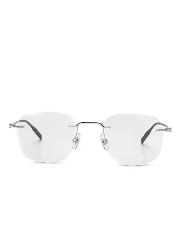 Montblanc Rimless Frame Eyeglasses - Silver