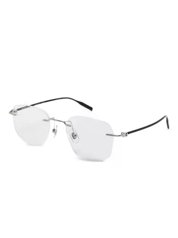 Montblanc Rimless Frame Eyeglasses - Silver