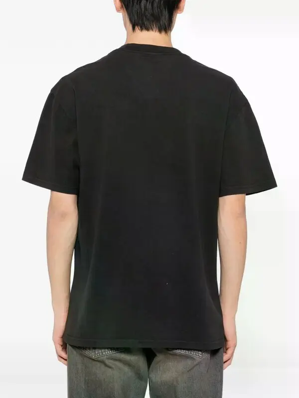 MELT Floral-printed T-shirt - Black