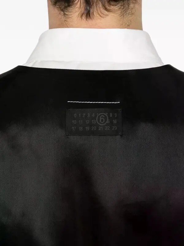 MAISON MARGIELA Dark Pinstripe Button Vest