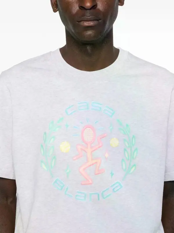 Casablanca Graphic-print Cotton T-shirt
