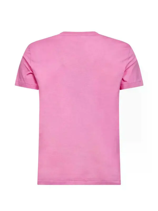 Polo Ralph Lauren Embroidered-logo Pocket T-shirt - Pink
