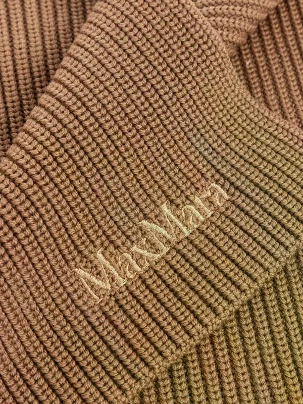 Max Mara Ribbed High-neck Virgin-wool Scarf