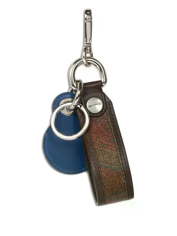 Etro Arnica Paisley-pattern Keyring - Blue