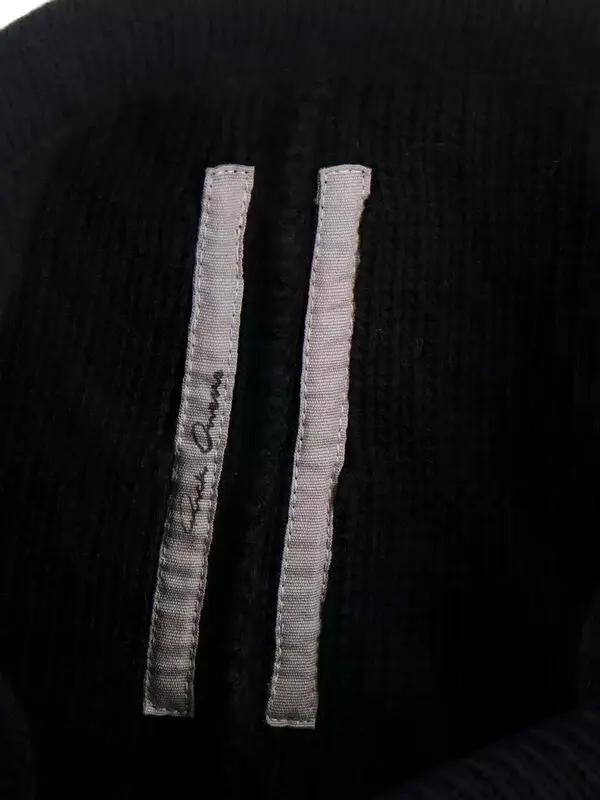Rick Owens Ribbed Knit Midi Skirt