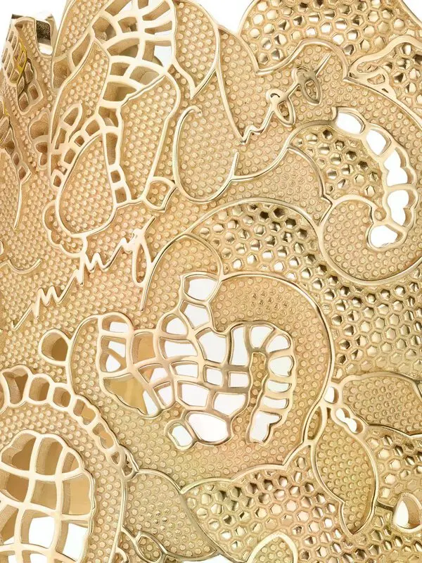 JIMMY CHOO Lace Cut-out Cuff Bracelet