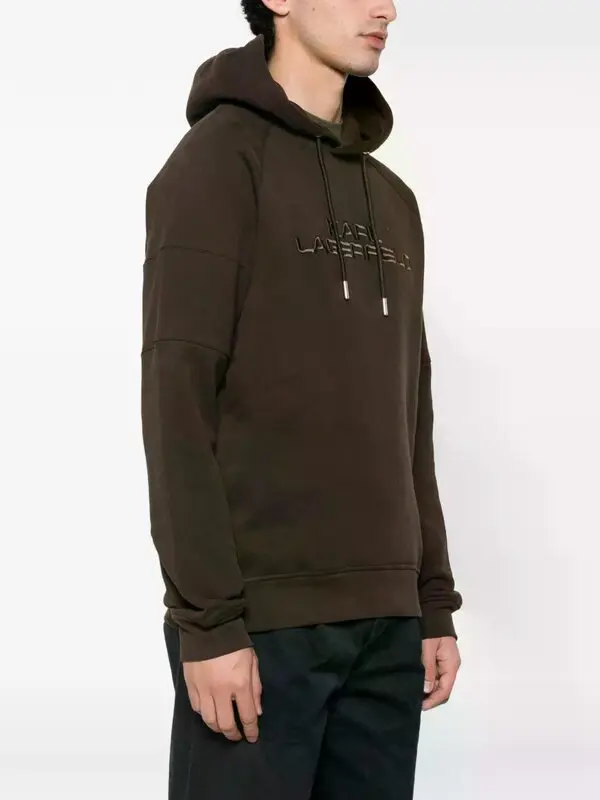 Karl Lagerfeld Logo-embroidered Hoodie