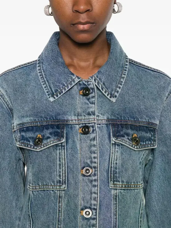 SELF-PORTRAIT Buttoned Pocket Dress