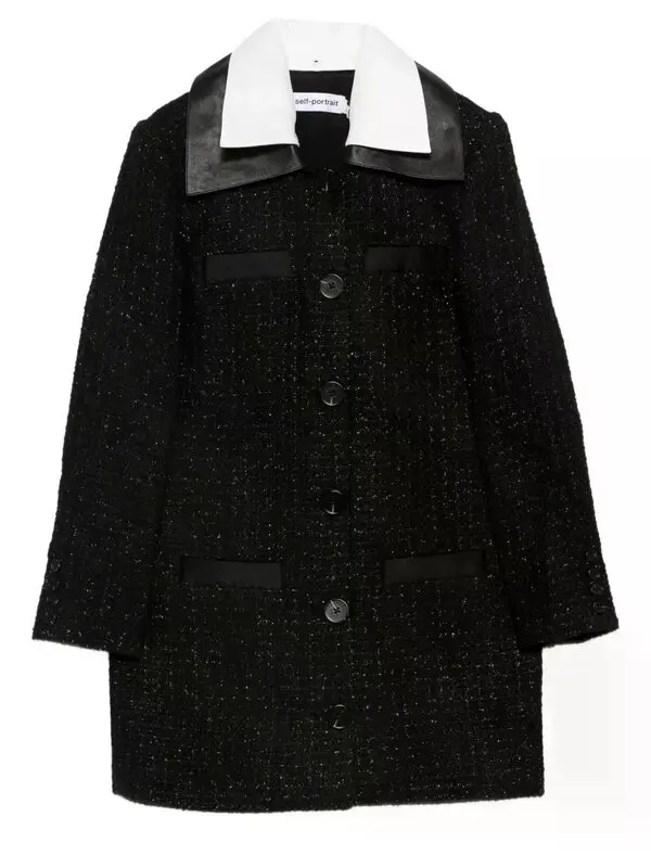 SELF-PORTRAIT Bouclé Mini Dress