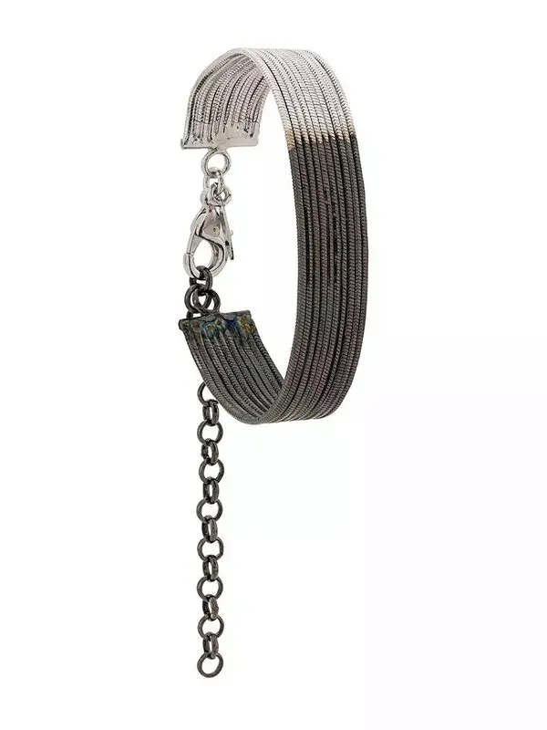 Iosselliani Gold Plated Brass Bracelet - Silver