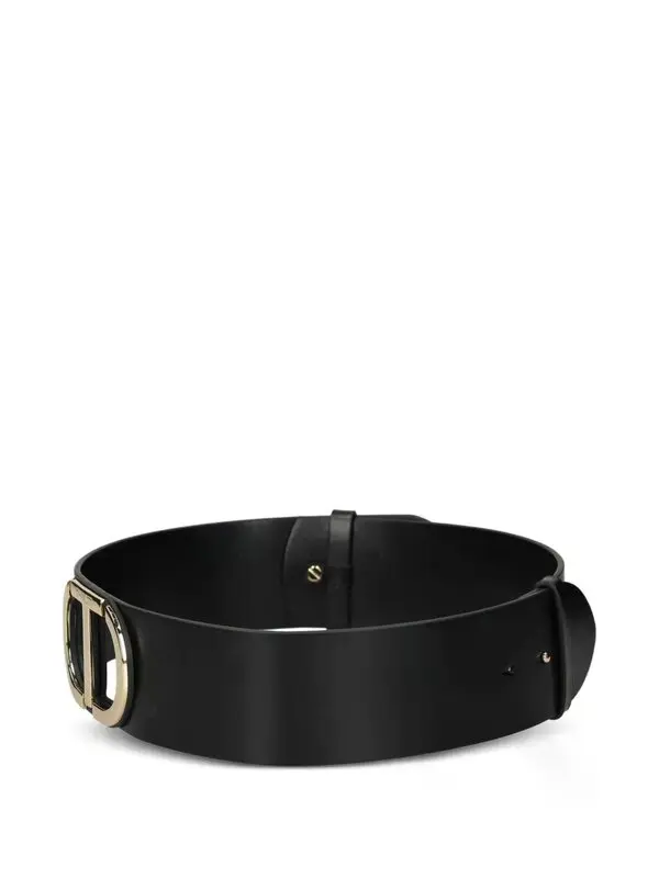 TWINSET Logo Buckle Belt - Black