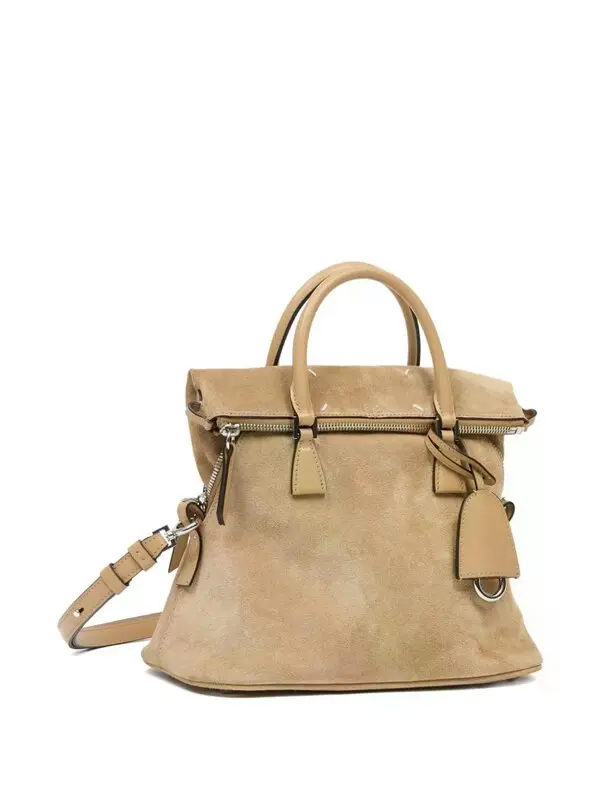 MAISON MARGIELA Soft 5ac Leather Shoulder Bag - Neutrals