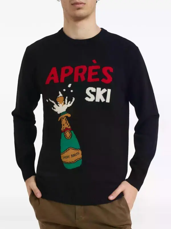 MC2 SAINT BARTH Crew Neck Sweater - Black