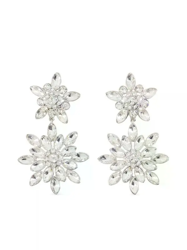 SELF-PORTRAIT Star-shaped Earrings - Silver