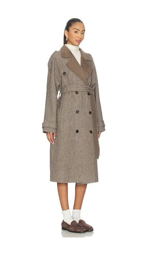 Line & Dot Hugo Plaid Coat