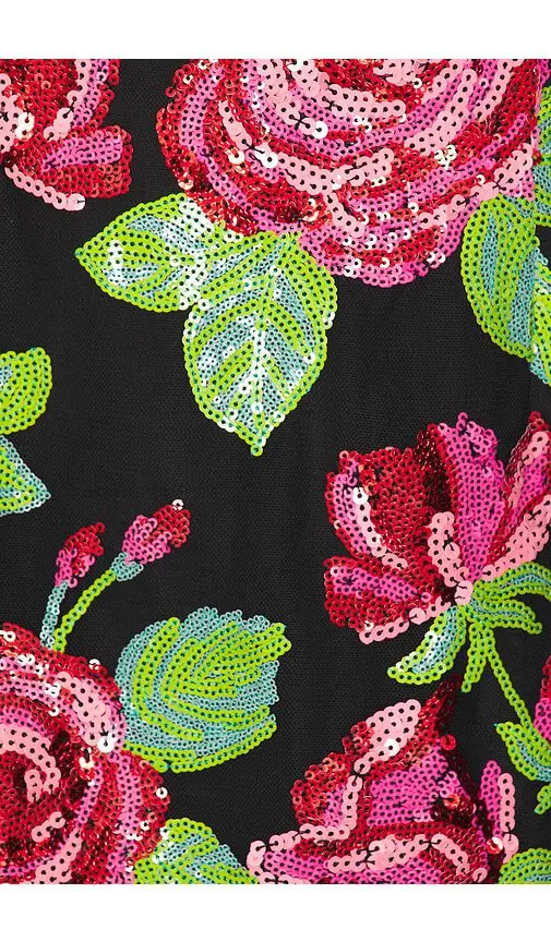 ELLIATT Lyra Floral Sequin Gown