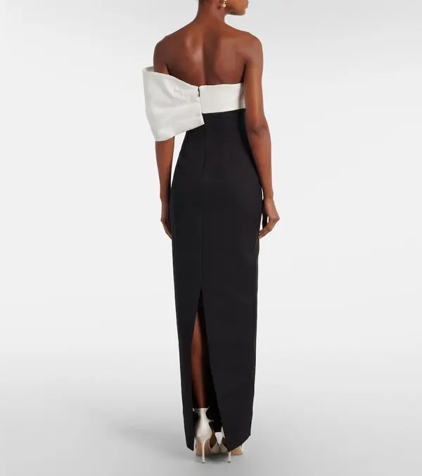 Rachel Gilbert Kace Bow-detail Gown