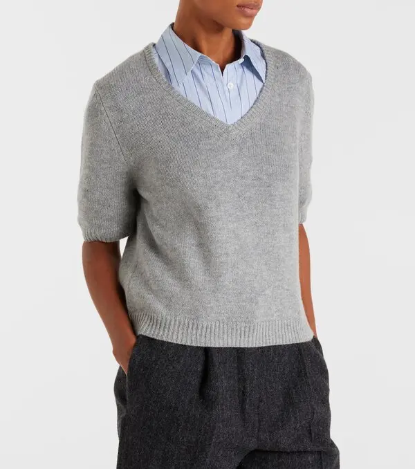 Jardin Des Orangers Wool And Cashmere V-neck Sweater