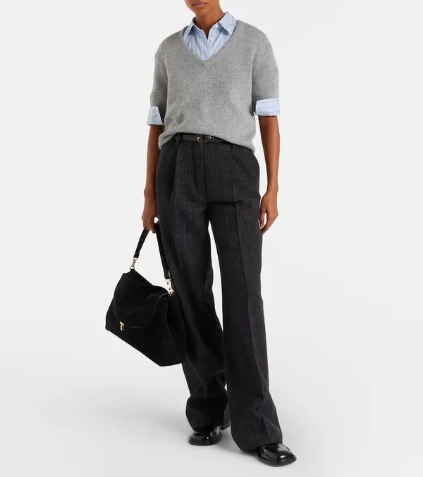 Jardin Des Orangers Wool And Cashmere V-neck Sweater