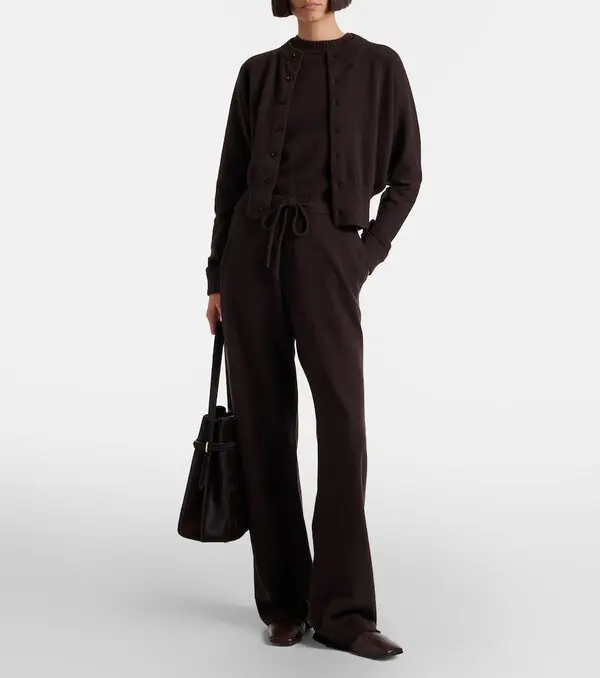 Extreme Cashmere Ribbed Crewneck Top