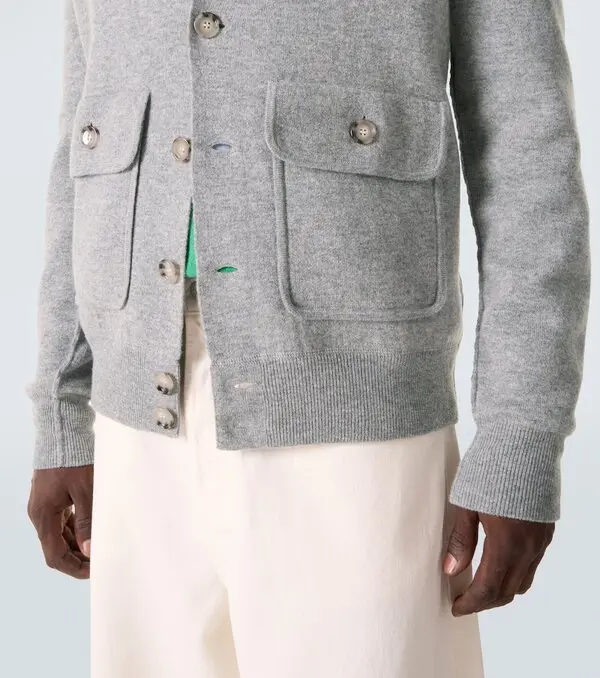 ALLUDE Wool And Cashmere Button-front Jacket