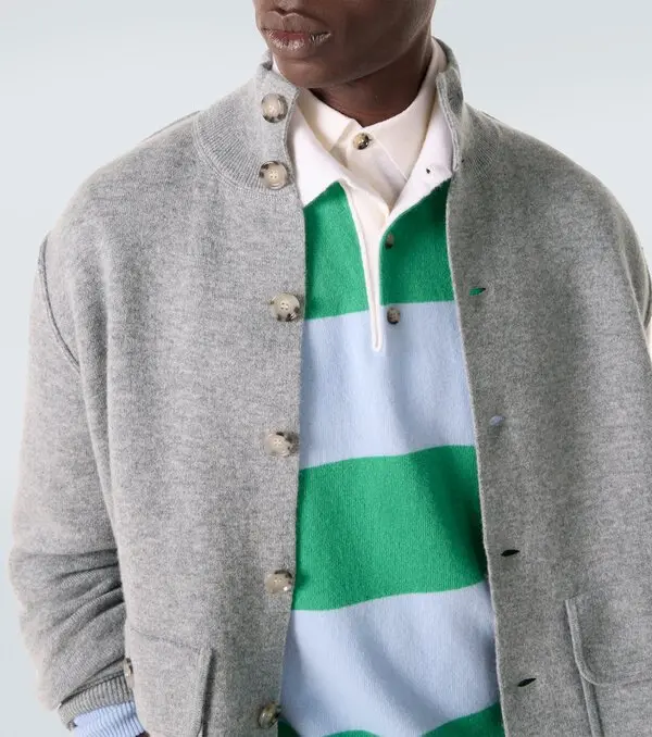 ALLUDE Wool And Cashmere Button-front Jacket