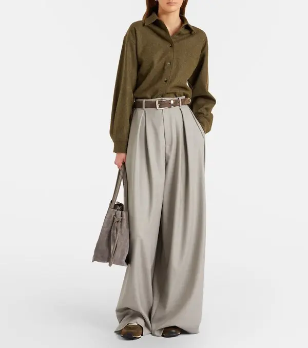 Le Monde Beryl Suede-trimmed Runner Sneakers - Green