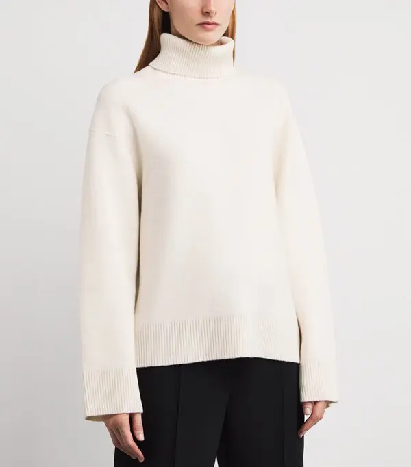 YVES SALOMON Merino Wool Rollneck Sweater