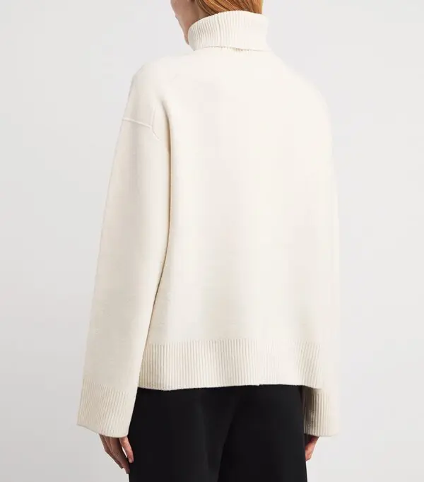 YVES SALOMON Merino Wool Rollneck Sweater