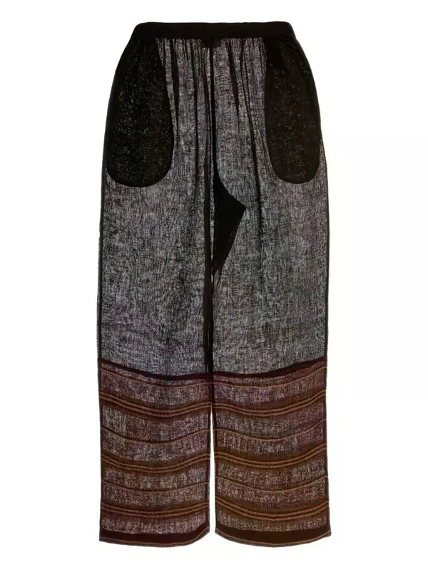 Tory Burch Linen Beach Trousers
