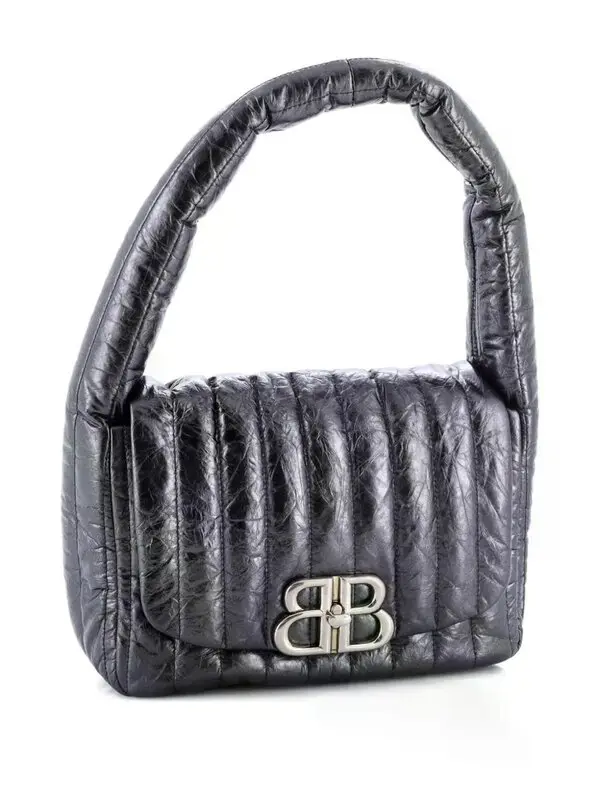 Balenciaga Padded Quilted Leather Shoulder Bag