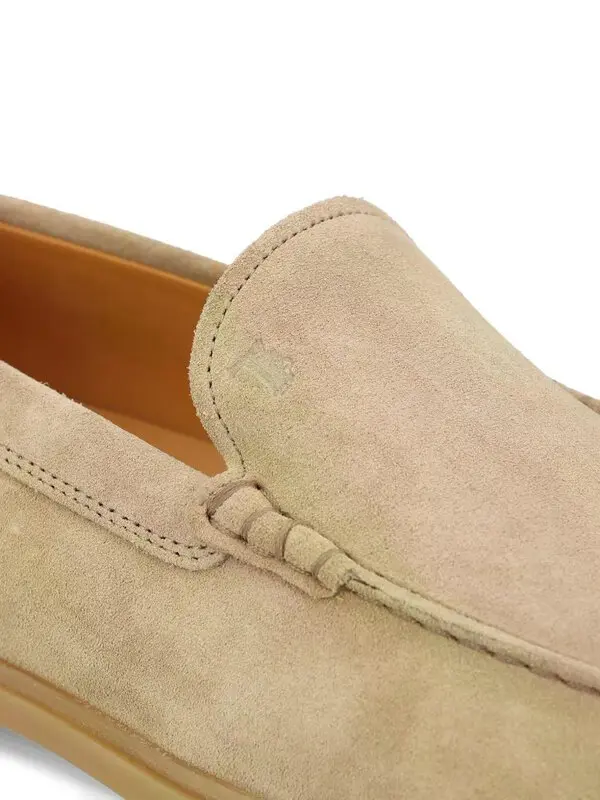 TOD'S Suede Flat Loafers