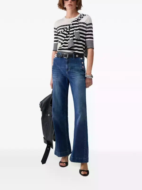 Liu Jo Button Detail Jeans