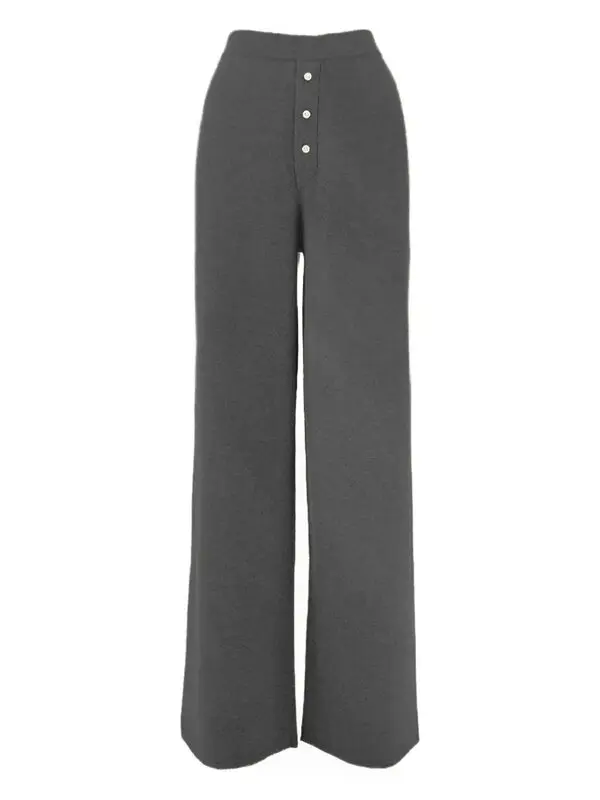 Guest In Residence Everywear Wide Leg Trousers - Grey