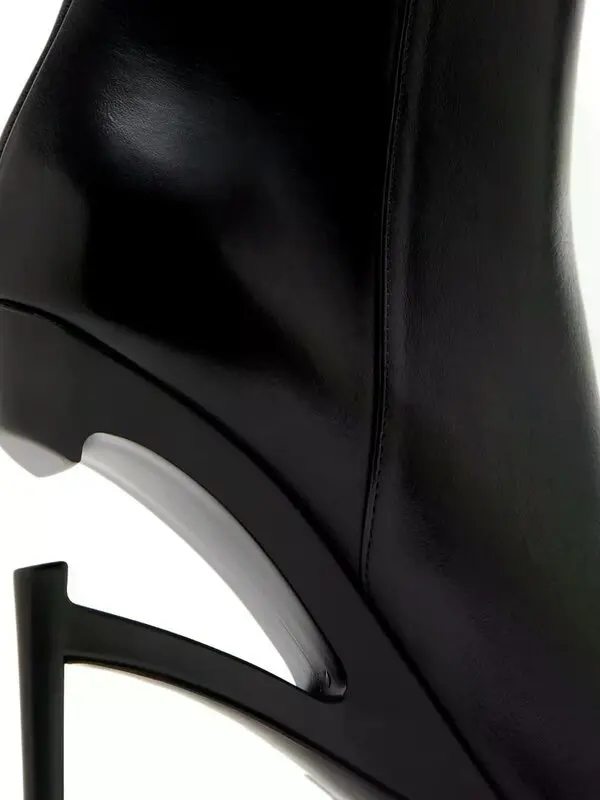 B1ARCHIVE Zip-up Ankle Boots With Cut-out Sole Detail