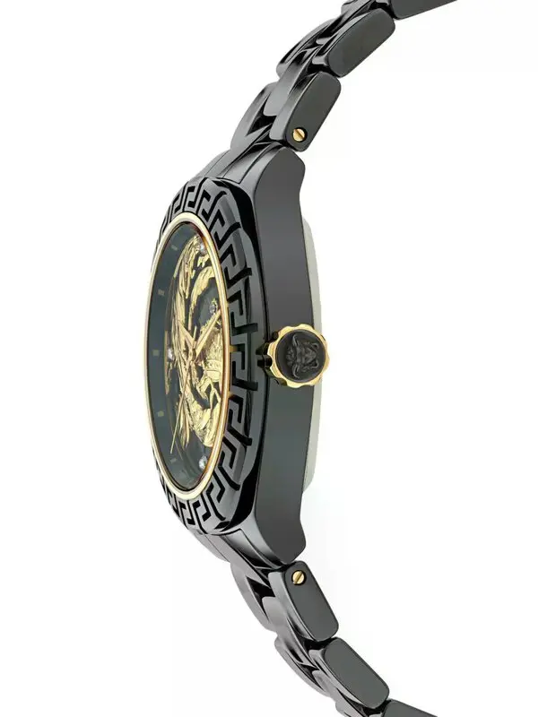 Versace Dv One 40mm Automatic Watch With Grecca Bezel