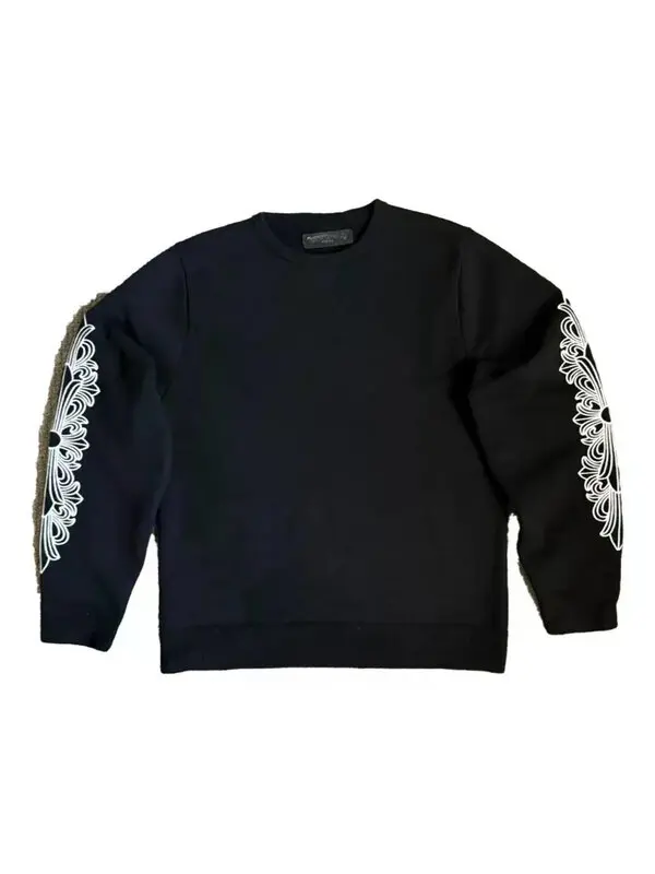 Chrome Hearts Floral Knit Sweatshirt