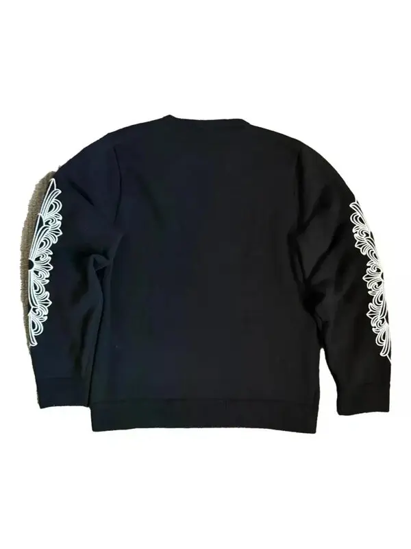 Chrome Hearts Floral Knit Sweatshirt