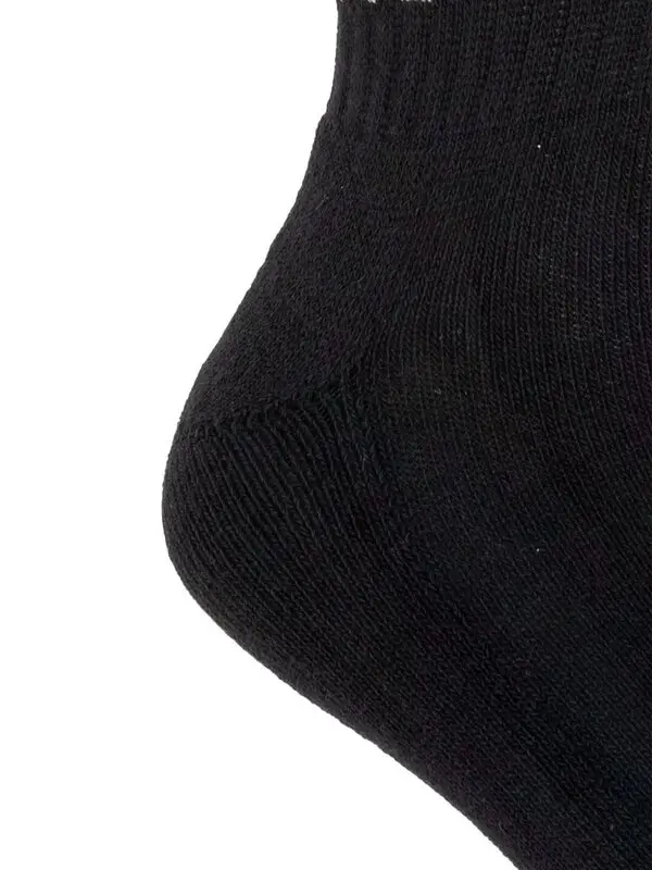 Attico Crew Socks With Logo Detail