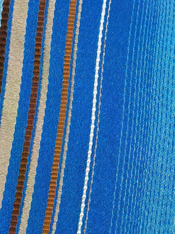 Ermenegildo Zegna Striped Silk Tie - Blue