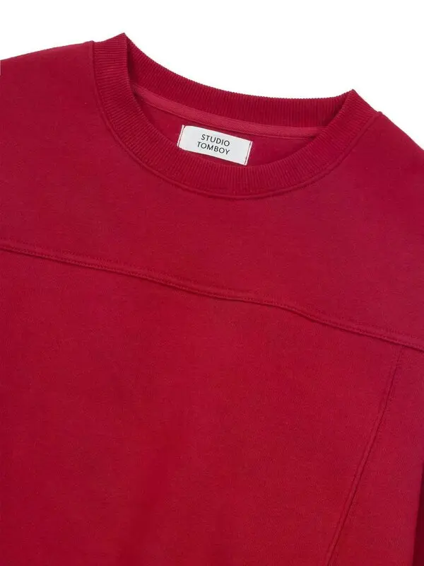 STUDIO TOMBOY Fleece Lined Sweatshirt - Red