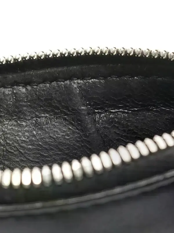 Balenciaga 2000s Logo-lettering Zipped Card Case