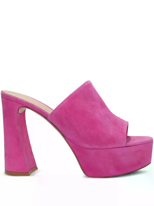 GIANVITO ROSSI Suede Platform Sandals