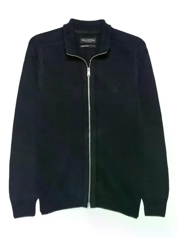 Marc O'polo Cotton Knit Zip-up Cardigan