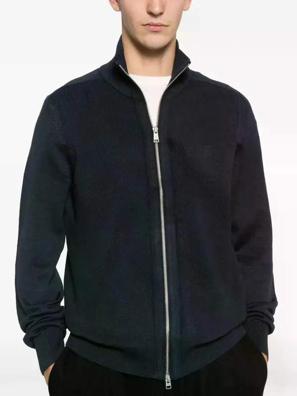 Marc O'polo Cotton Knit Zip-up Cardigan