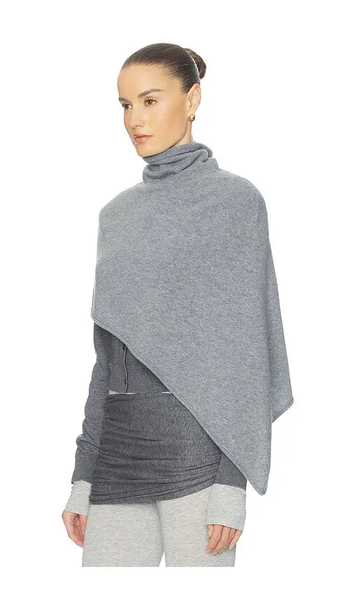 HELSA Loxley Asymmetric Cape - Grey
