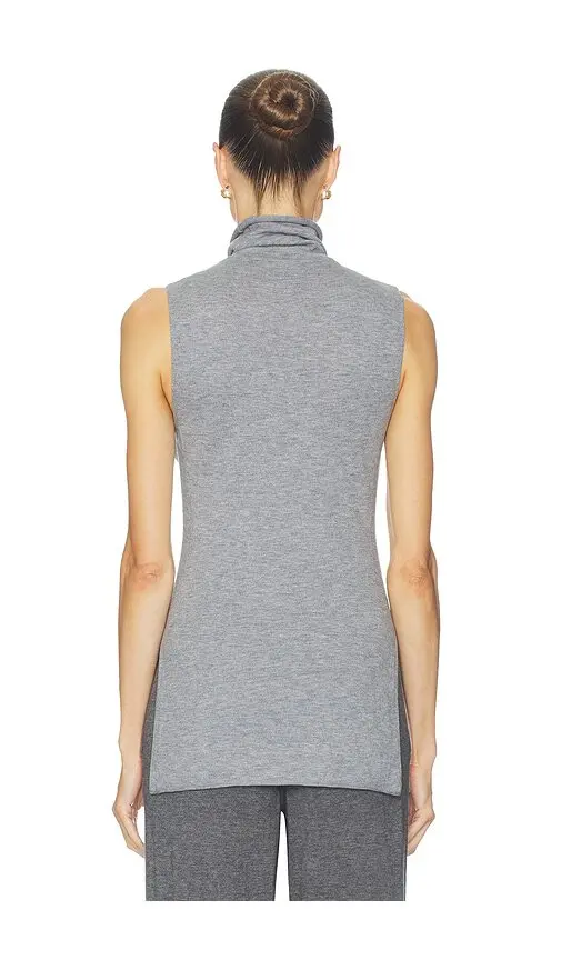 HELSA Kerstin Sleeveless Turtleneck - Grey